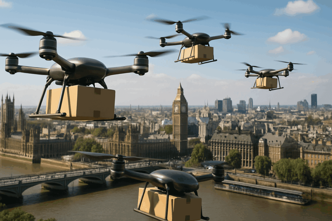 Drone Delivery: The Future Is In The Air? UK's Top Trials & Tech | AAI ...