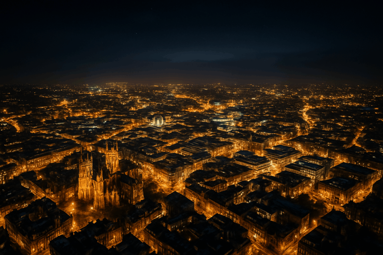 Drone Night Photography: Capture Stunning Cityscapes | AAI-Drones