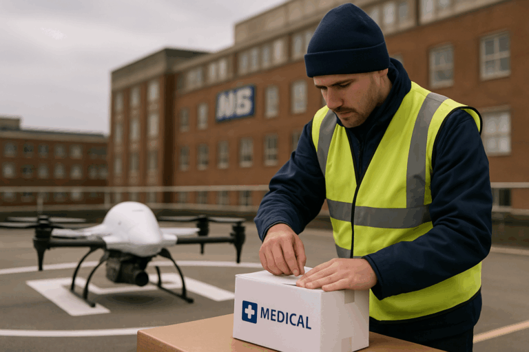 NHS Drone Delivery Soars As Apian And Matternet Take Flight | AAI-Drones